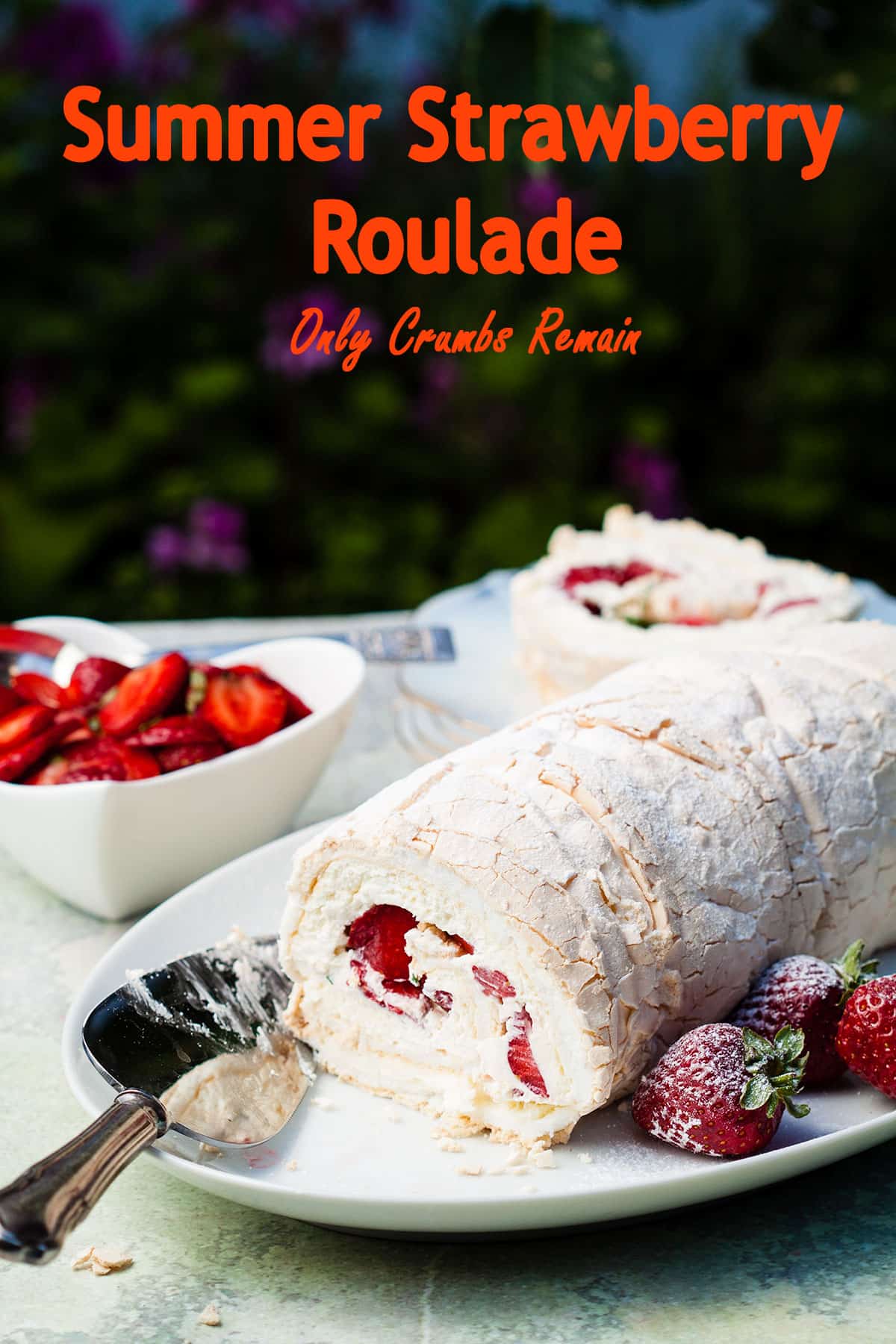 Summer Strawberry Roulade | Only Crumbs Remain