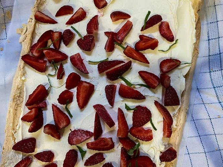 Summer Strawberry Roulade | Only Crumbs Remain