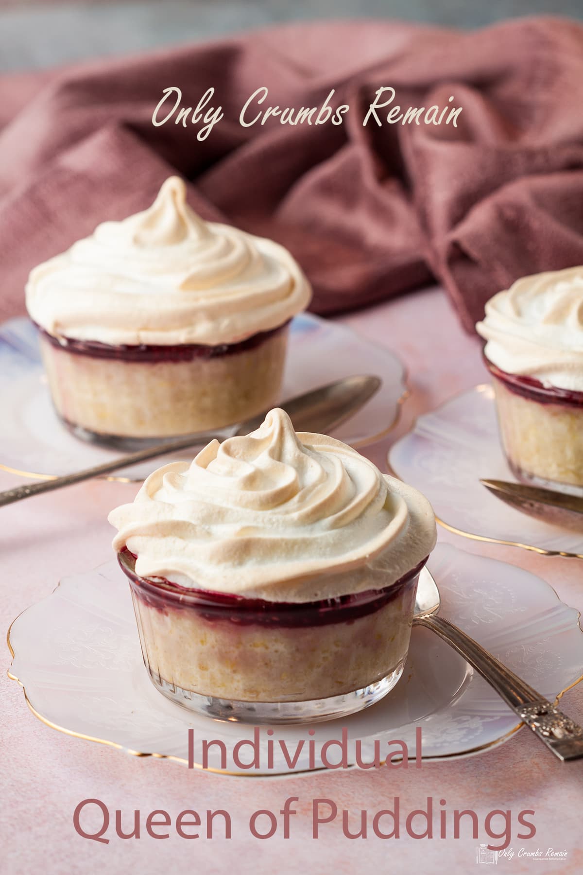 Individual Queen of Puddings | Only Crumbs Remain
