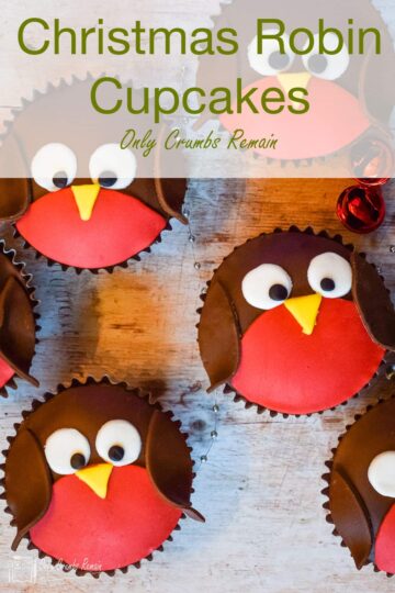 Christmas Robin Cupcakes | Only Crumbs Remain