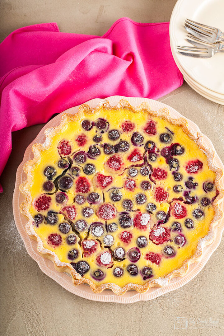 Berry Custard Tart | Only Crumbs Remain