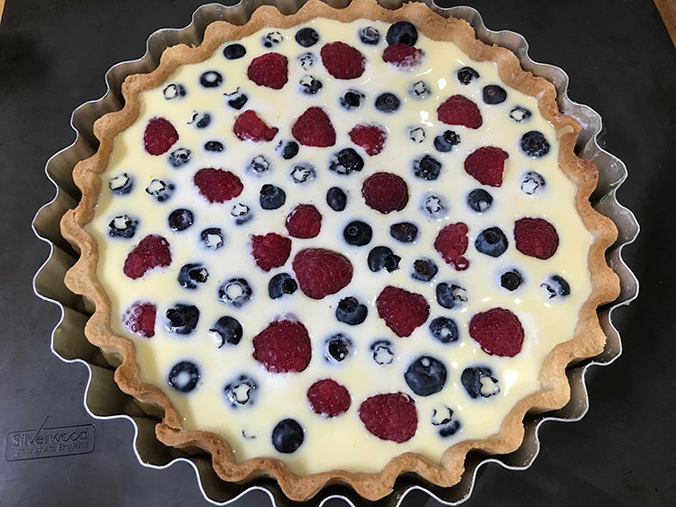 Berry Custard Tart | Only Crumbs Remain