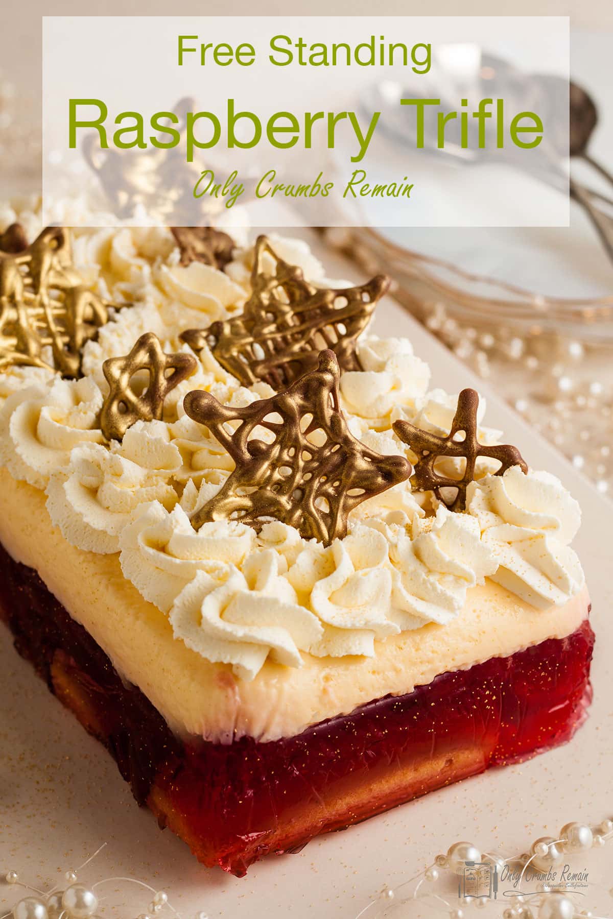 Free standing Raspberry Trifle | Only Crumbs Remain