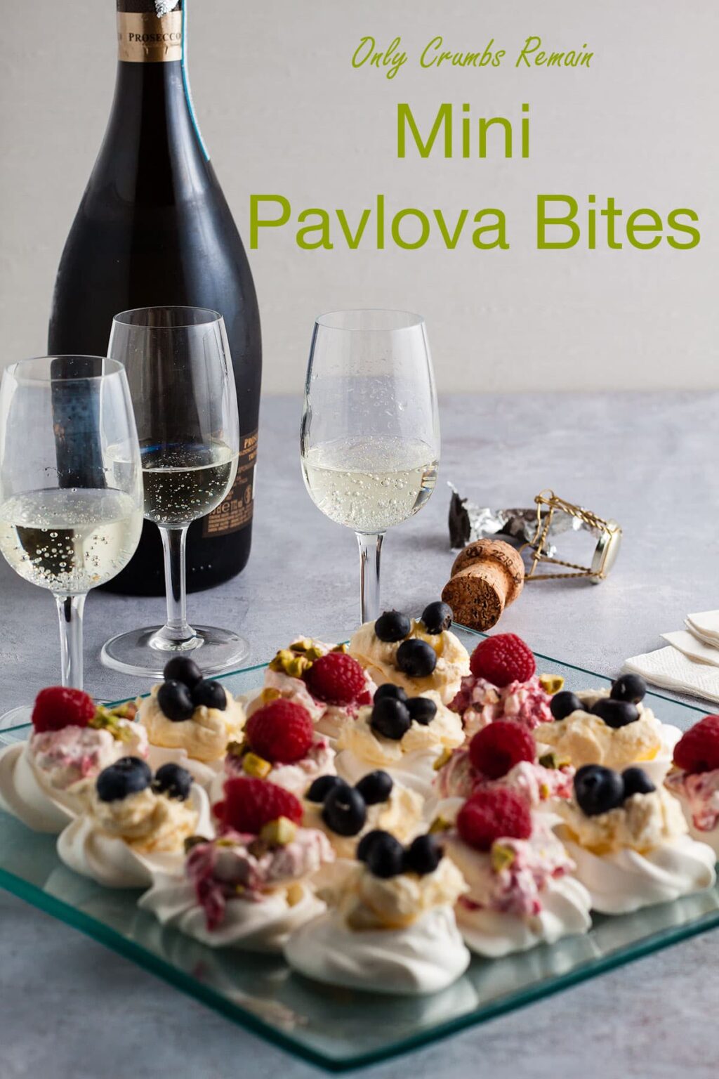Mini Pavlova Bites | Only Crumbs Remain