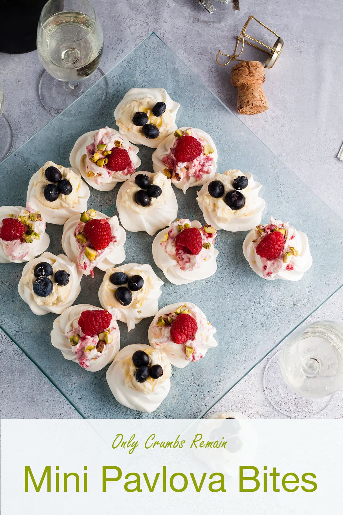 Mini Pavlova Bites | Only Crumbs Remain