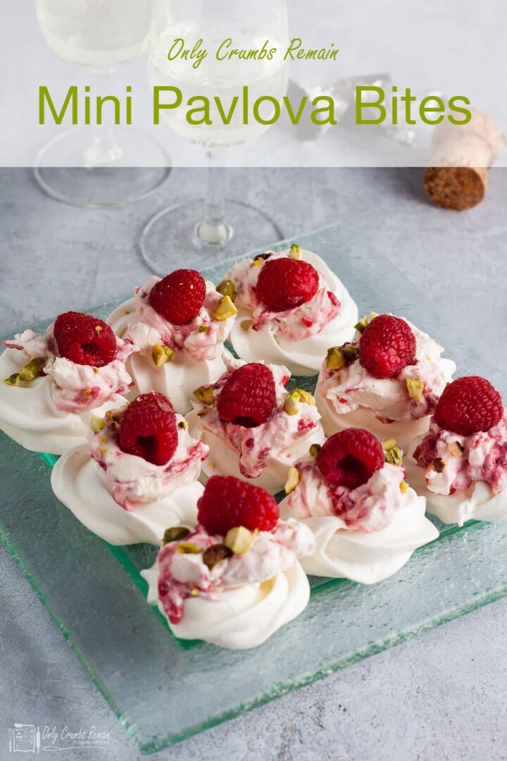 Mini Pavlova Bites | Only Crumbs Remain