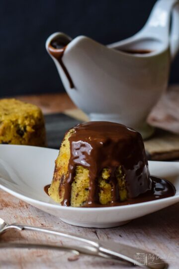 Chocolate Orange Steamed Puddings | Only Crumbs Remain