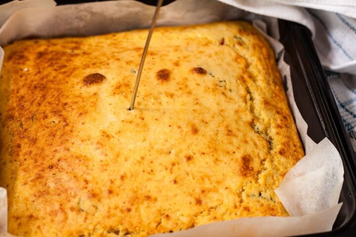 Cornbread, with sundried tomatoes and basil | Only Crumbs Remain