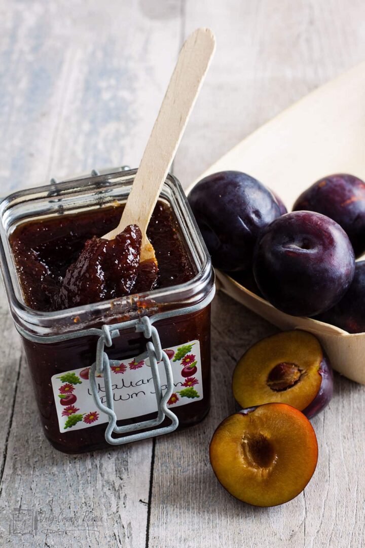 Italian Plum Jam | Only Crumbs Remain