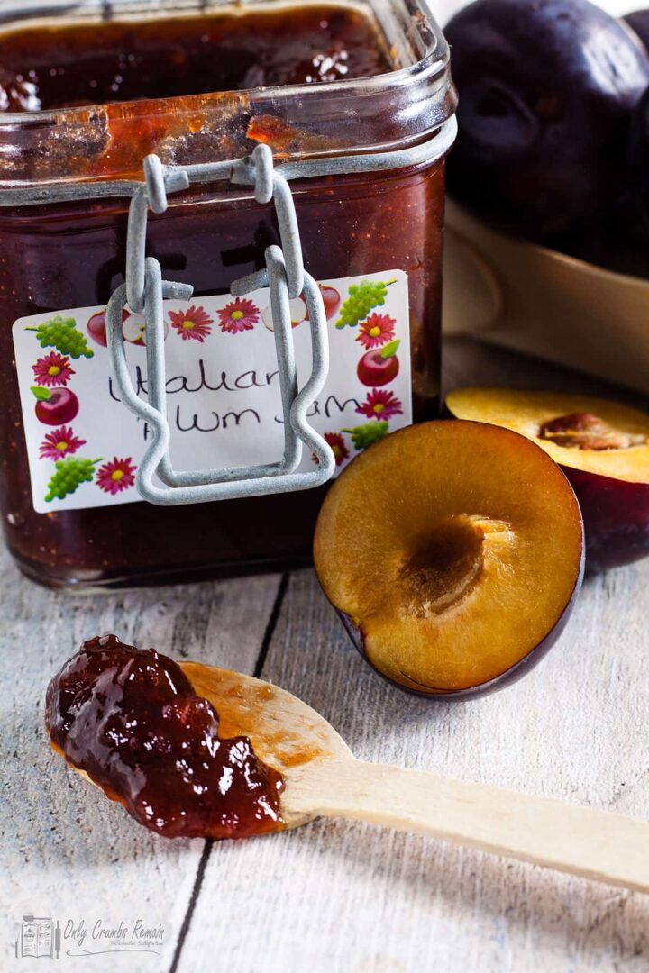 Italian Plum Jam | Only Crumbs Remain