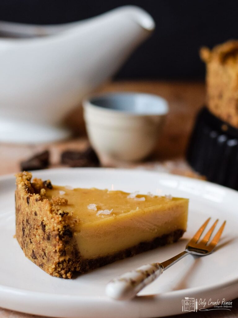 Salted Caramel Pie with Chocolate Sauce! | Only Crumbs Remain