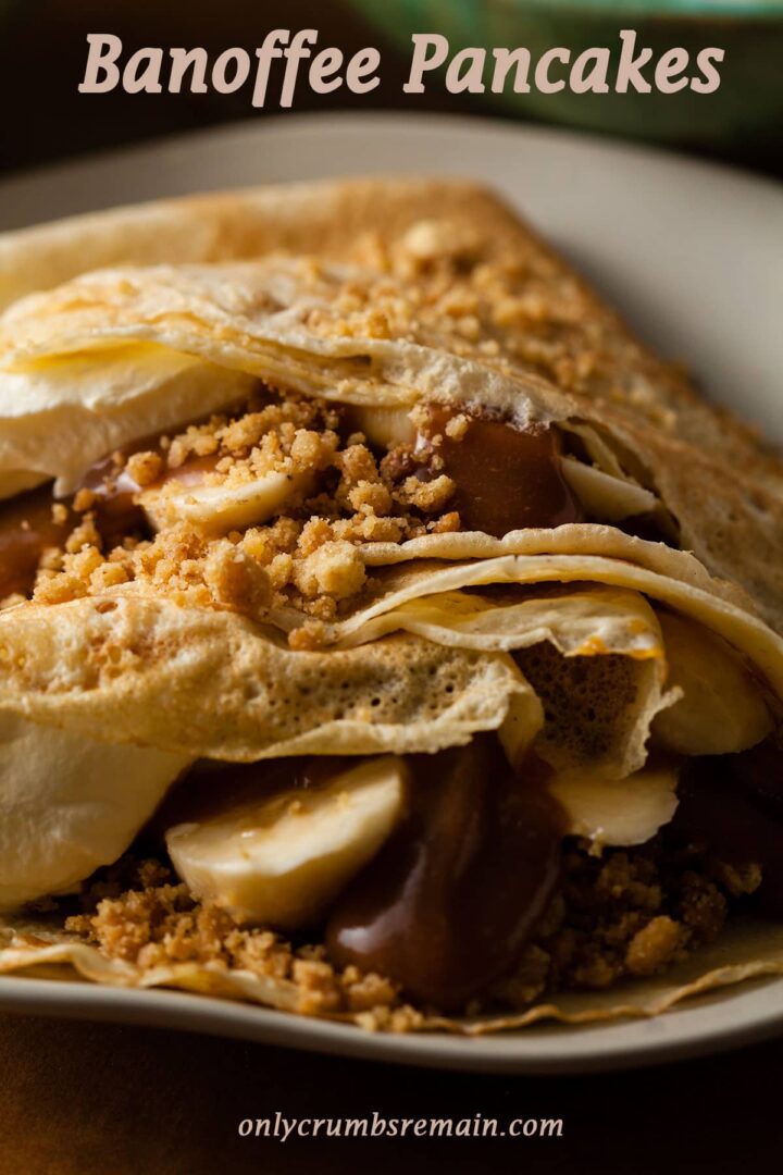 Banoffee Pancakes | Only Crumbs Remain