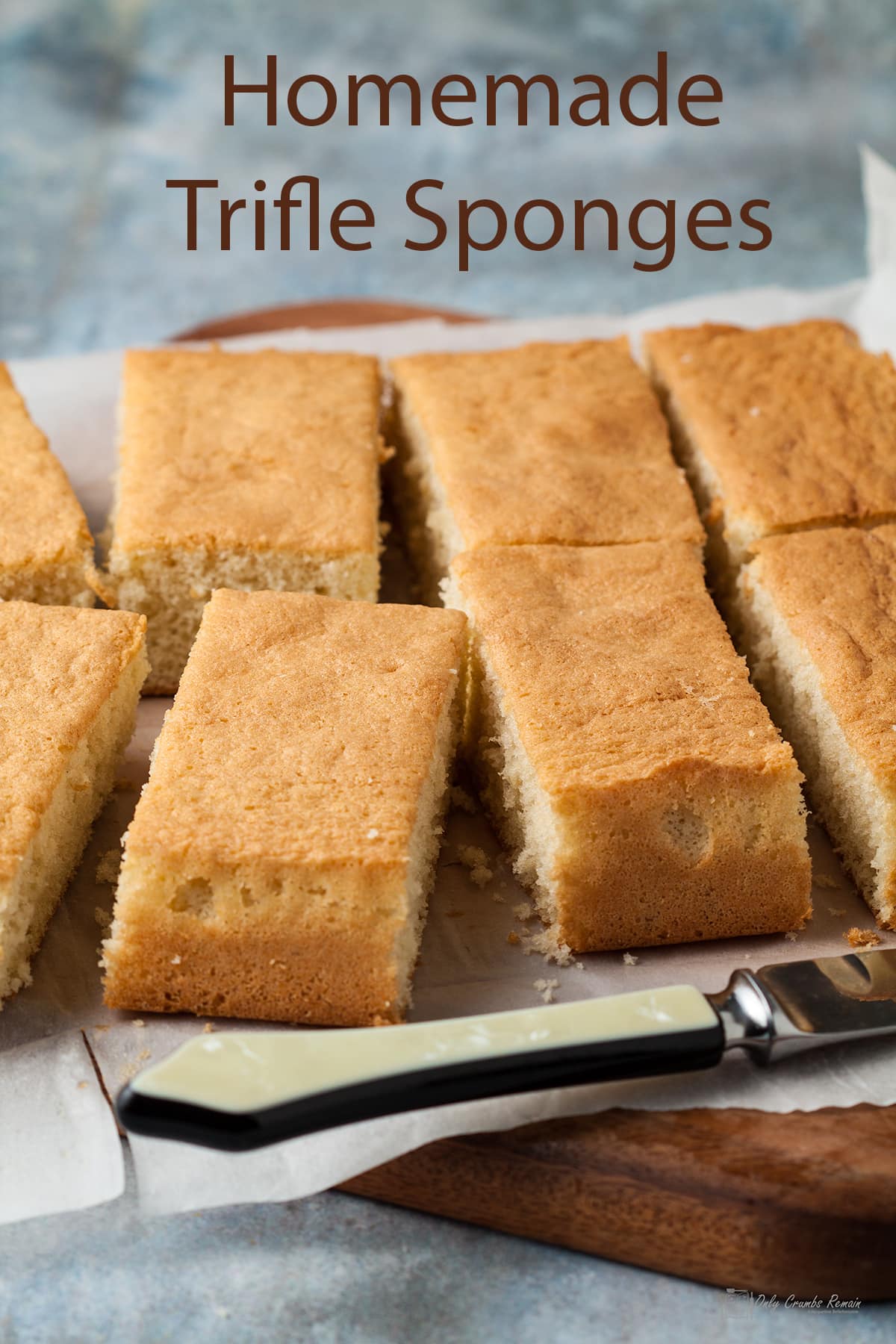 Homemade Trifle Sponges | Only Crumbs Remain