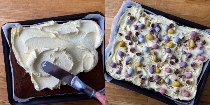 Easy Easter Chocolate Tray Bake | Only Crumbs Remain