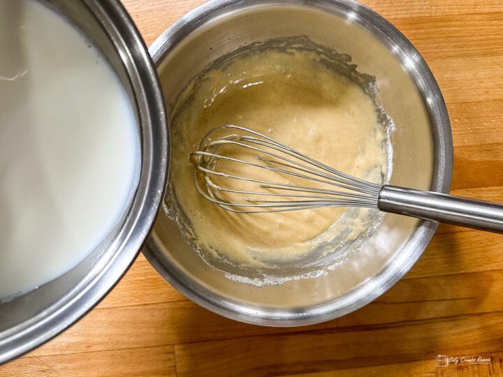 Rhubard & Custard Genoise Cake | Only Crumbs Remain