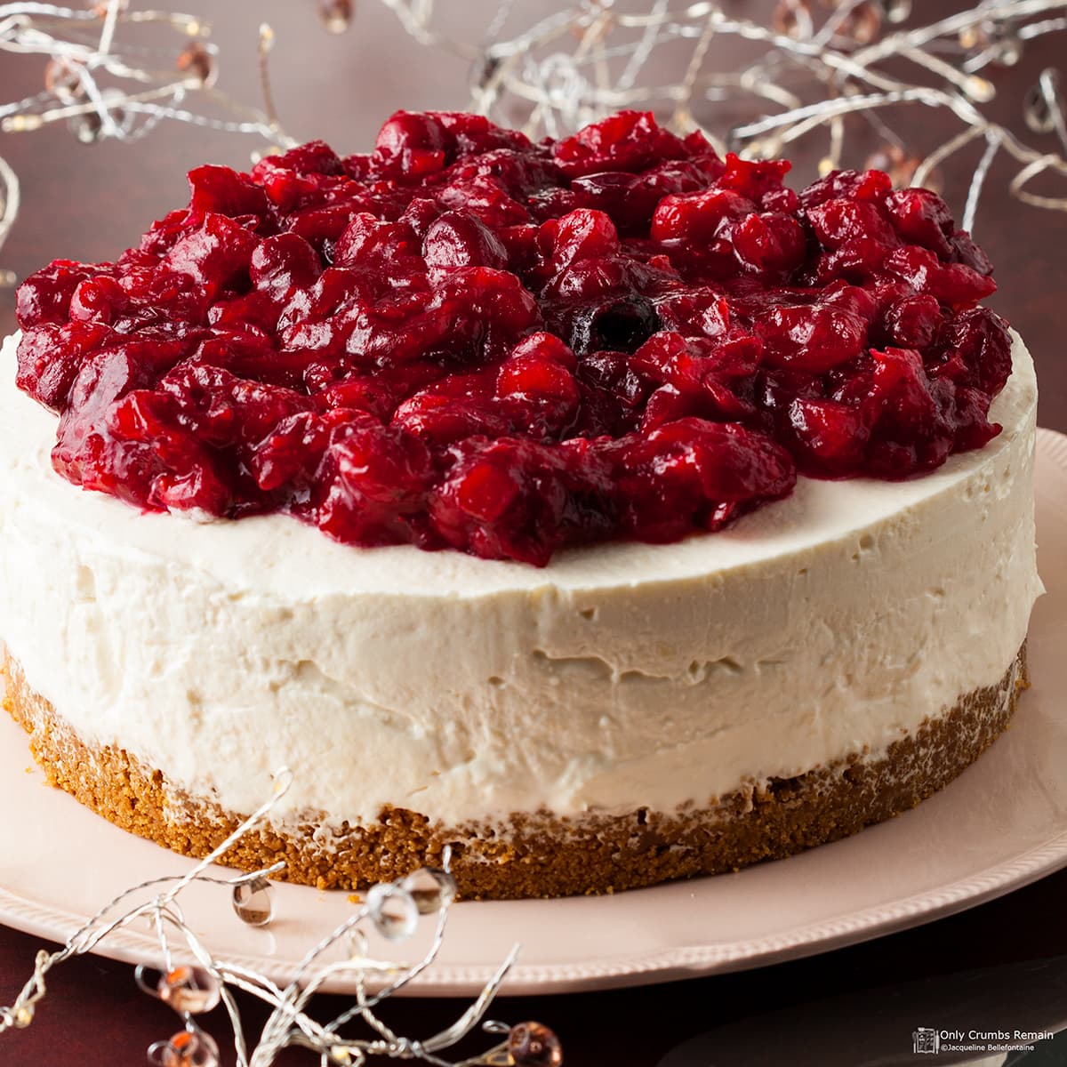 No-bake Blackcurrant Cheesecake | Only Crumbs Remain