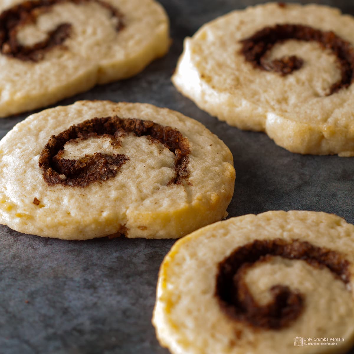 Cinnamon Roll Cookies | Only Crumbs Remain